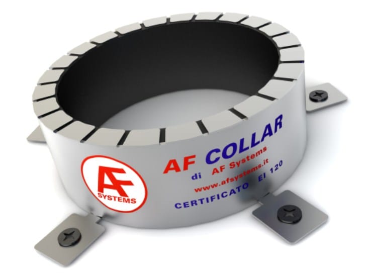 AF COLLAR Fireproofing collars for plastic pipes By AF SYSTEMS