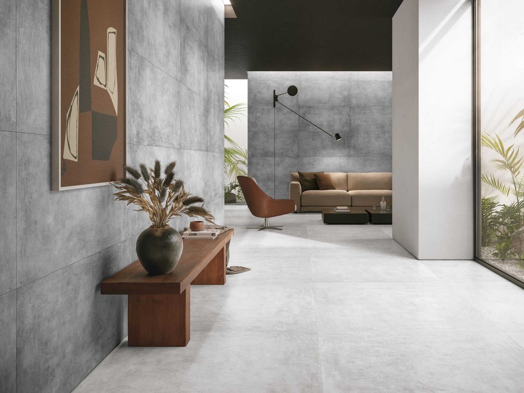 AFFRESCATI Porcelain stoneware wall/floor tiles By Ceramiche Refin