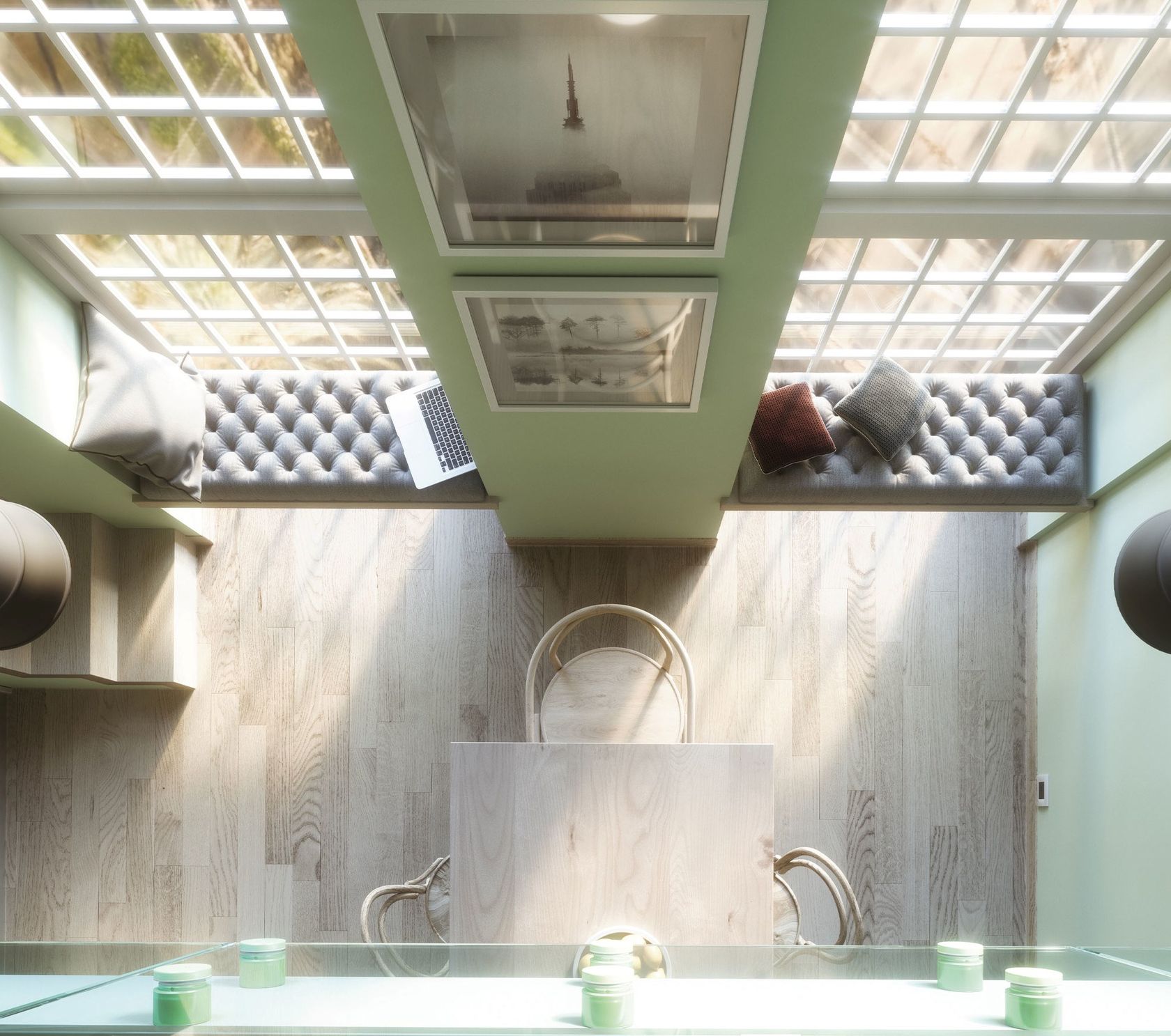 Glass parapet ALBA COLORS ALU Alba Collection By FARAONE design Roberto ...