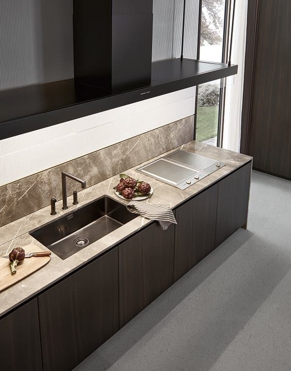 Fitted kitchen ALEA By Poliform design Paolo Piva