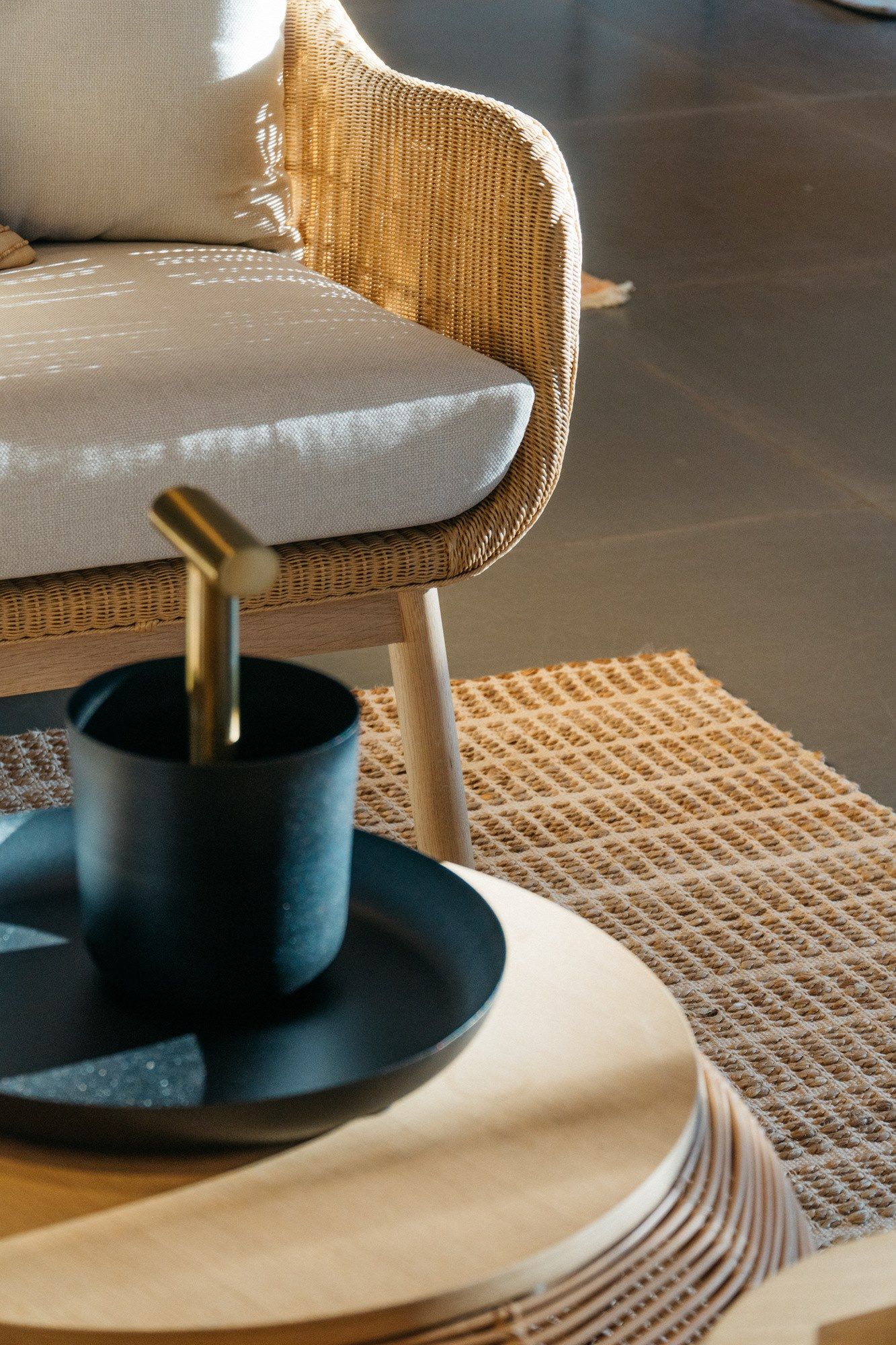 ALEX 3 seater rattan sofa By Vincent Sheppard