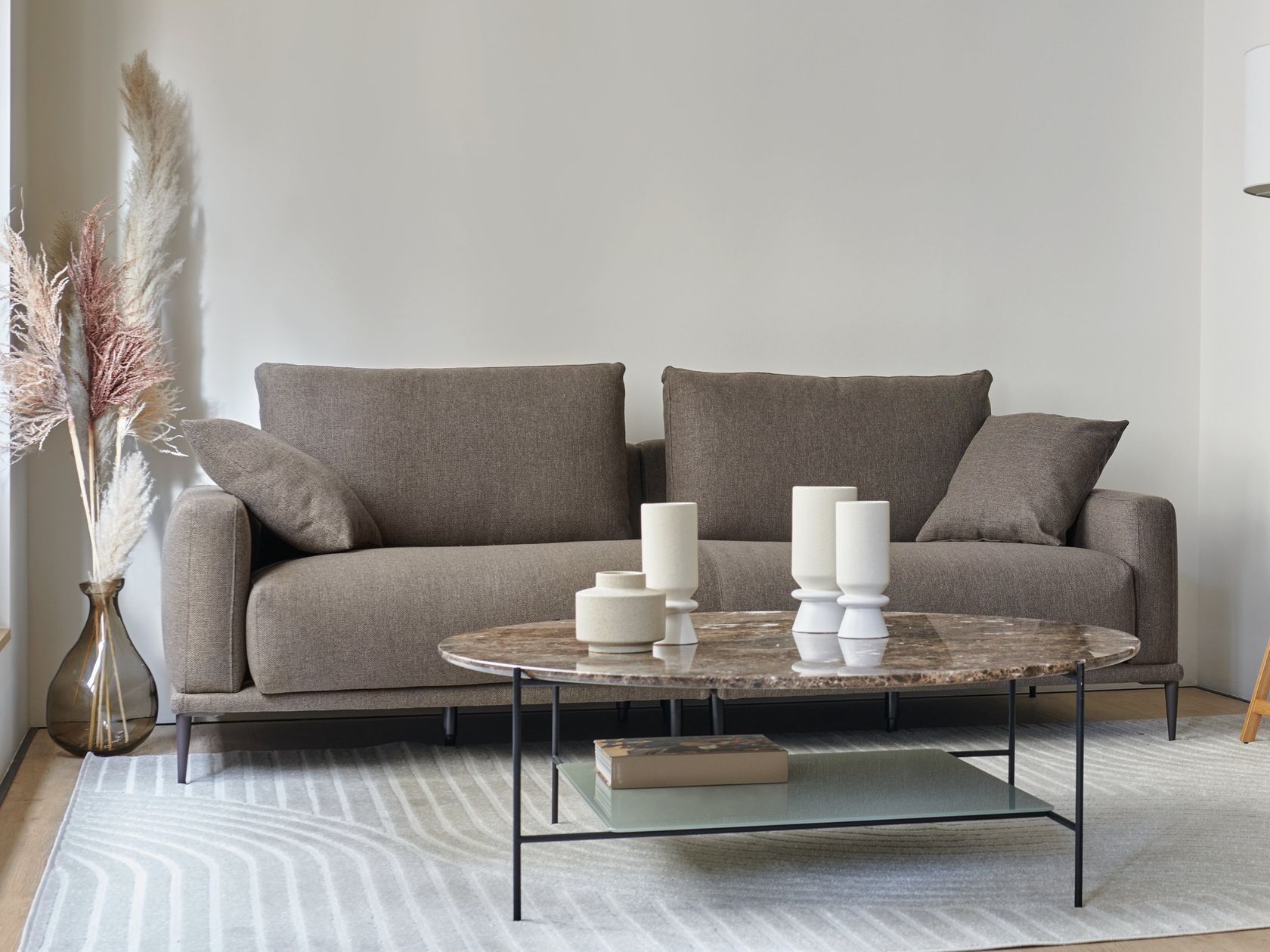 ALFIL 3 seater fabric sofa By Lebom