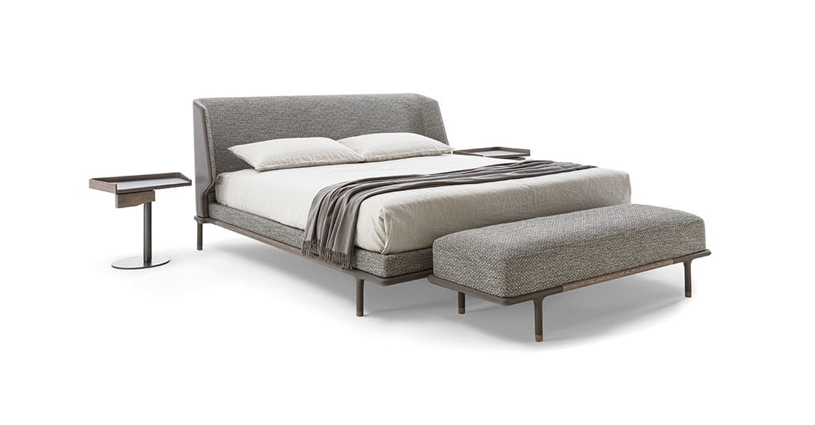 ALFRED Double bed with upholstered headboard By Frigerio | design ...