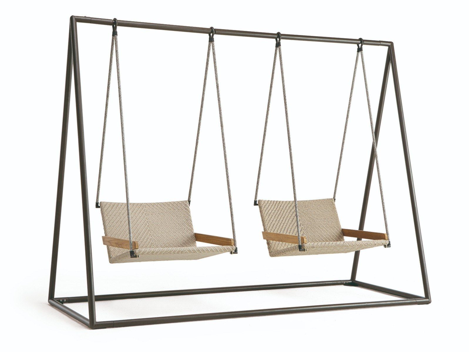 ALLAPERTO NAUTIC 2 Seater polypropylene garden swing seat By Ethimo ...