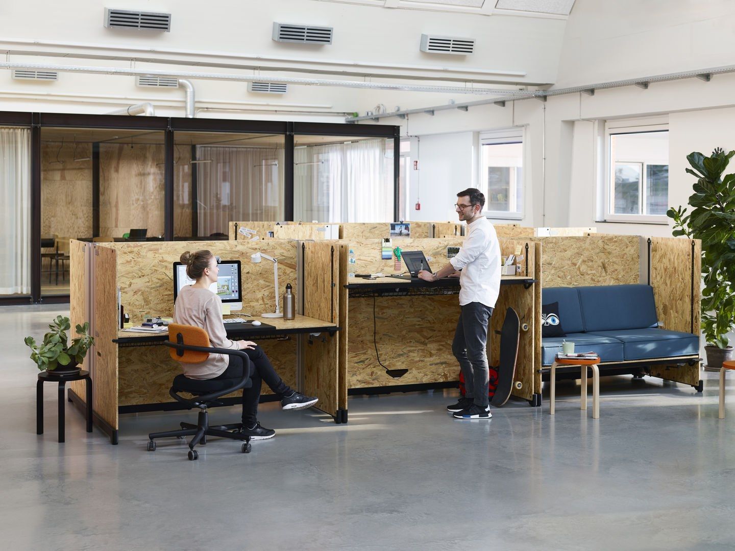 ALLSTAR Height-adjustable fabric office chair with armrests By Vitra ...