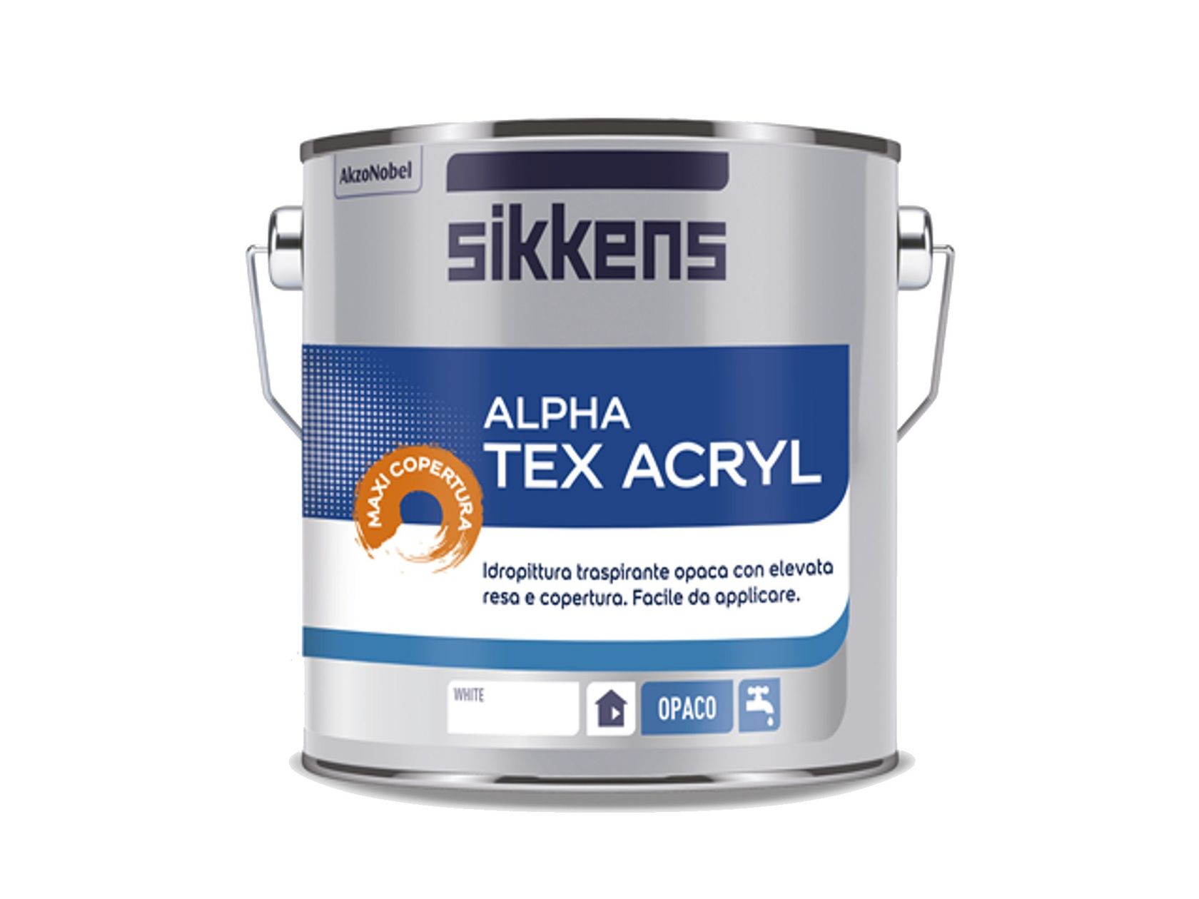ALPHA TEX ACRYL Breathable water-based paint By Sikkens