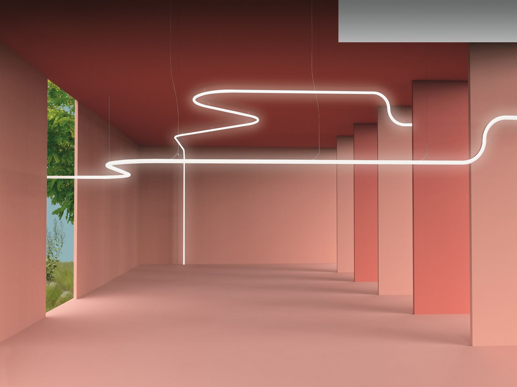 ALPHABET OF LIGHT SYSTEM Linear lighting profile By Artemide