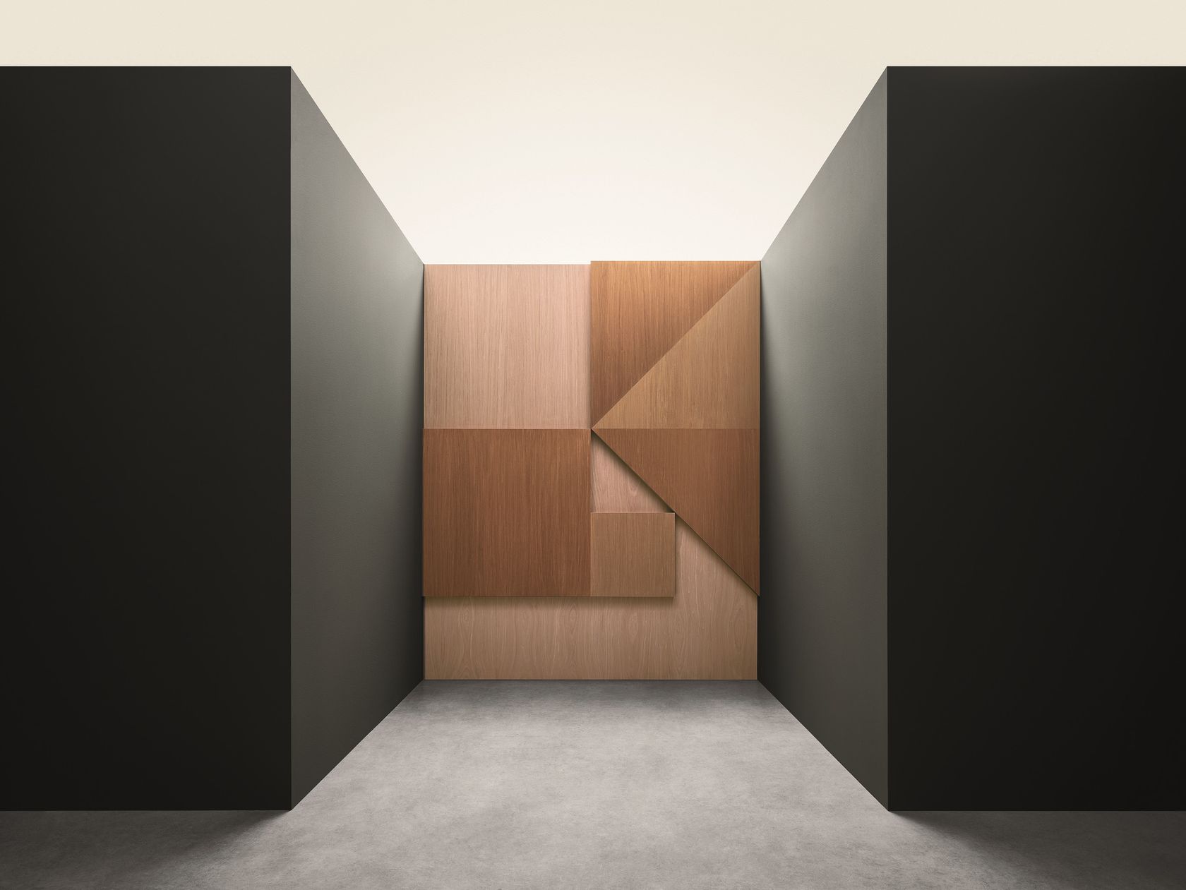 Indoor wooden wall tiles ALPI XILO 2.0 CHERRY By ALPI design Piero Lissoni