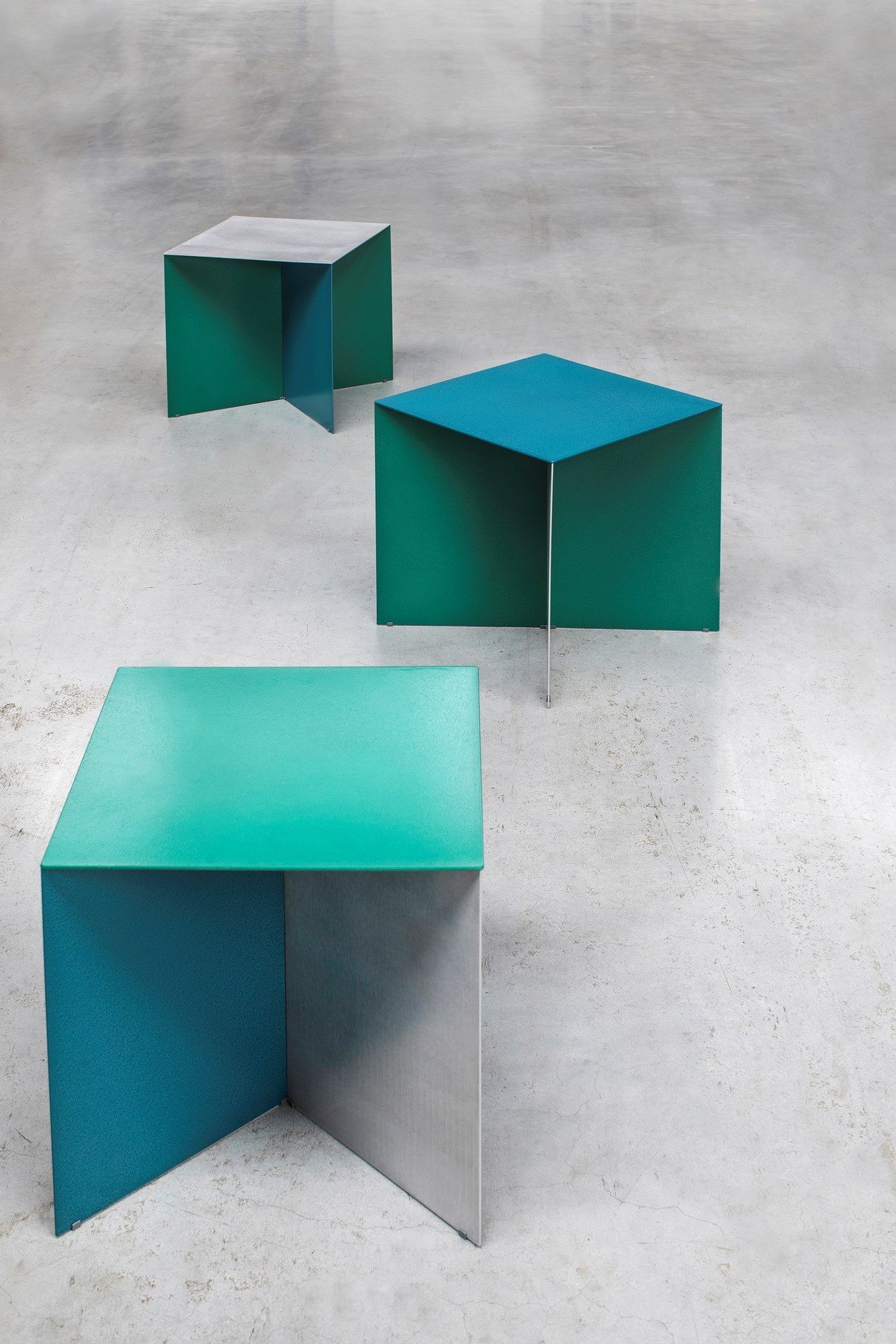 Square aluminium coffee table ALU SQUARE By valerie_objects design ...