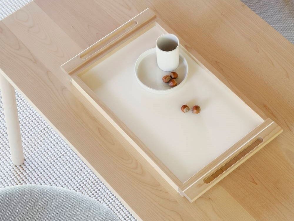 ALVAR Rectangular birch tray By Nikari | design Alvar Aalto