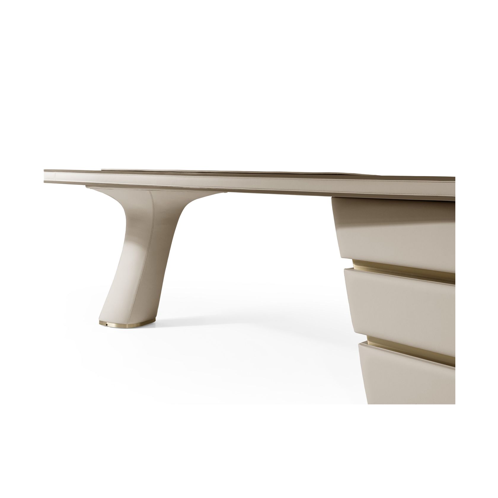 STARLIGHT Rectangular office desk with drawers By Visionnaire