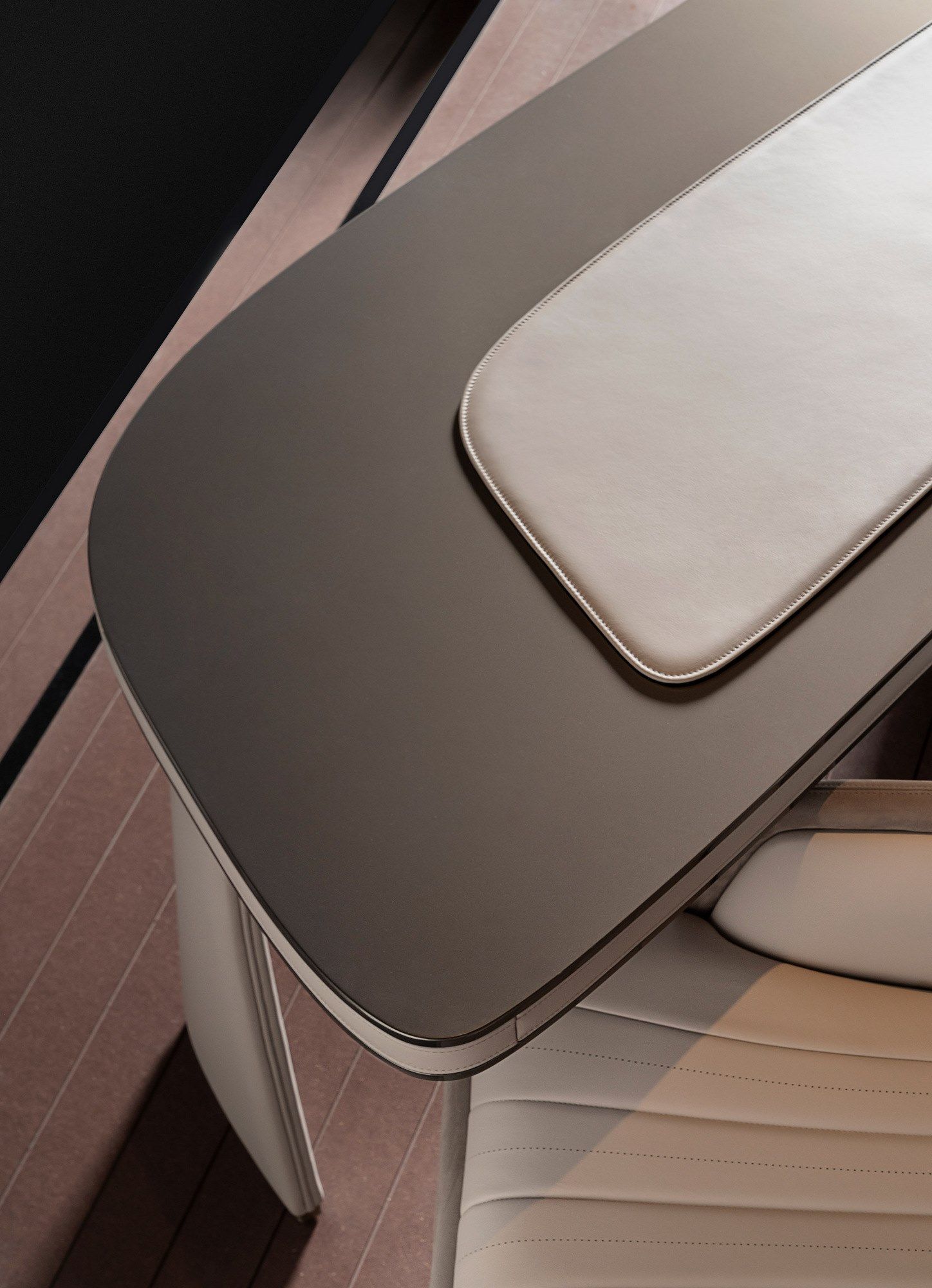 STARLIGHT Rectangular office desk with drawers By Visionnaire