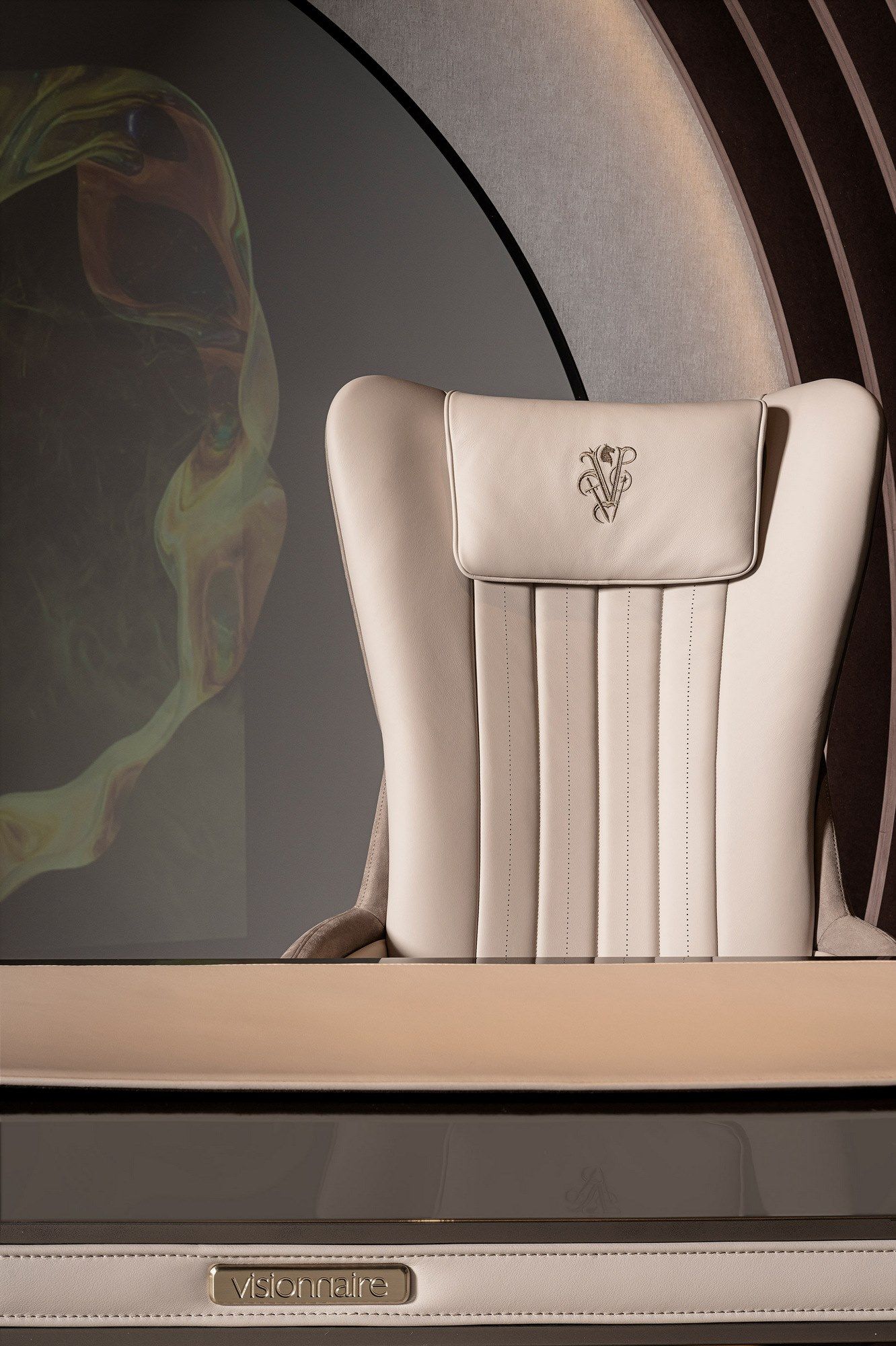 STARLIGHT Rectangular office desk with drawers By Visionnaire