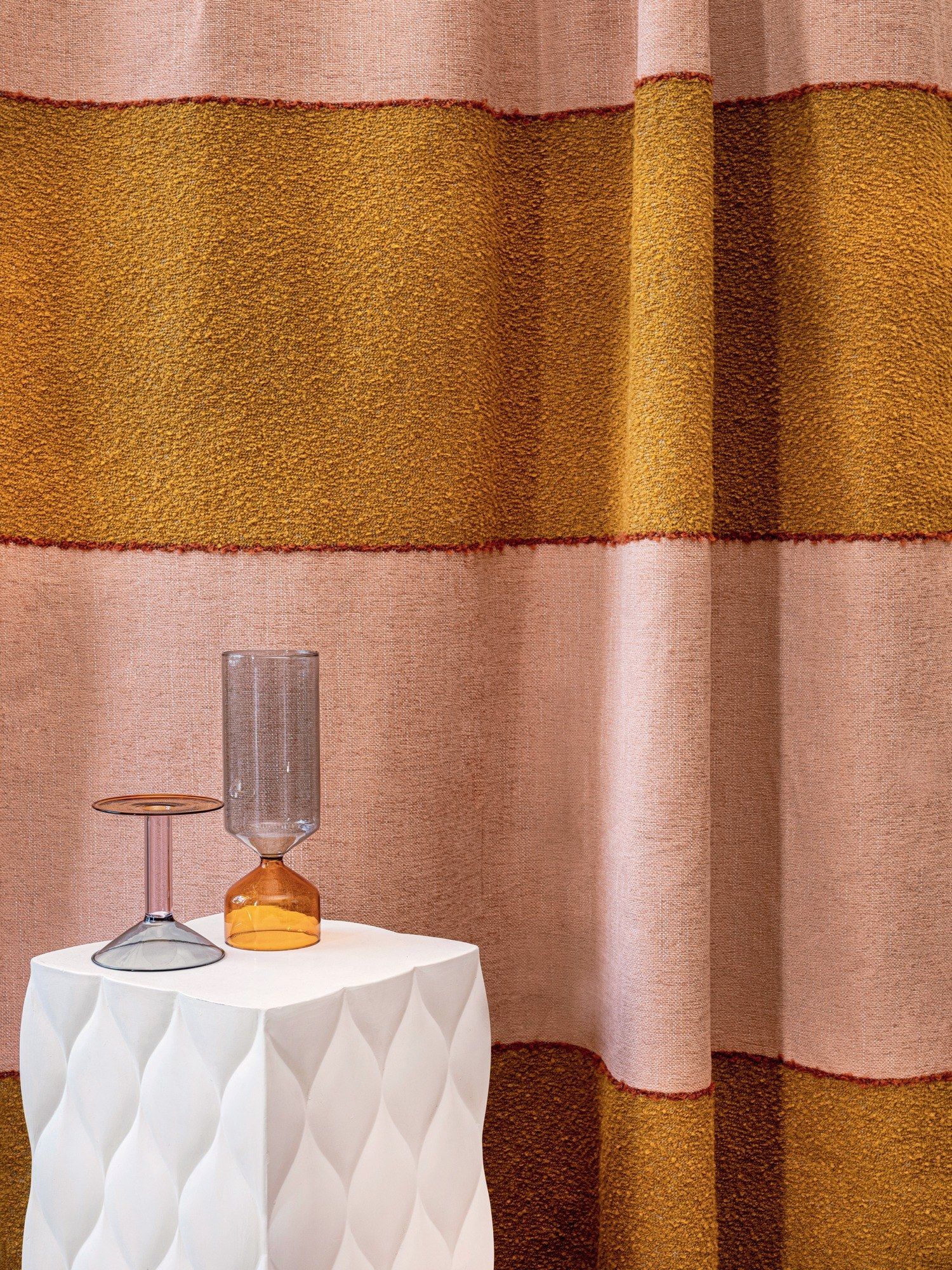 High resistance fabric with graphic pattern for curtains AMBIENTI ...