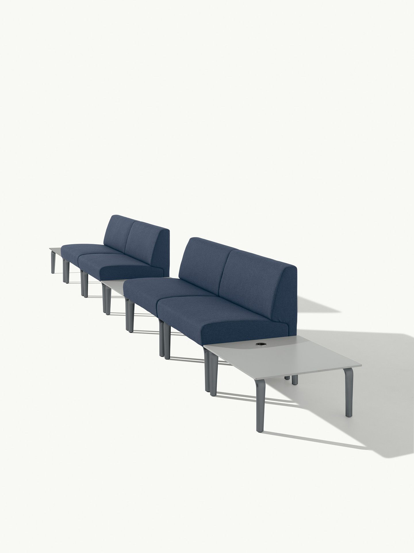 Fabric bench seating with back AMBIT 1040 Ambit Collection By Et al ...
