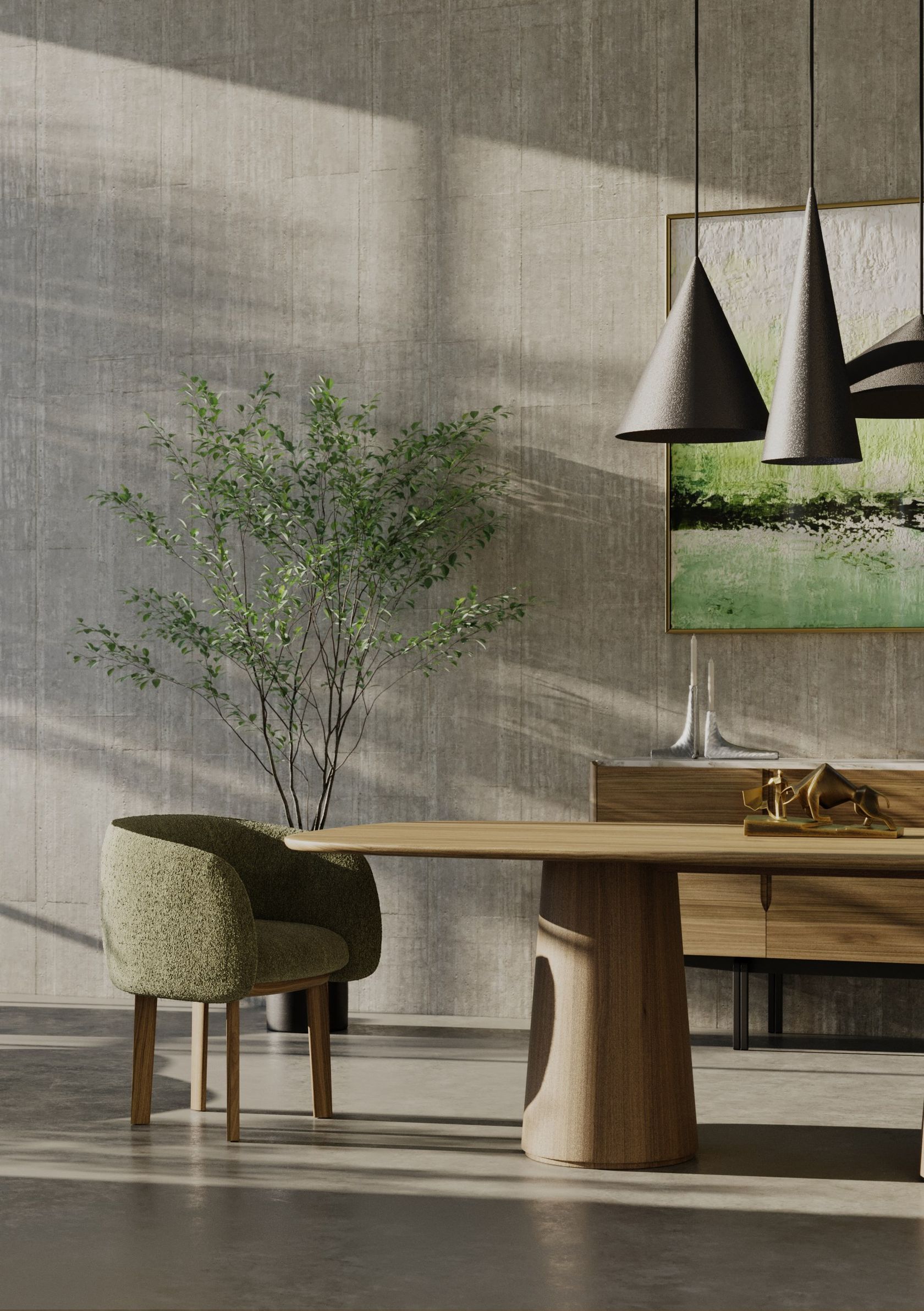 AMOS Rectangular wooden dining table By Wewood