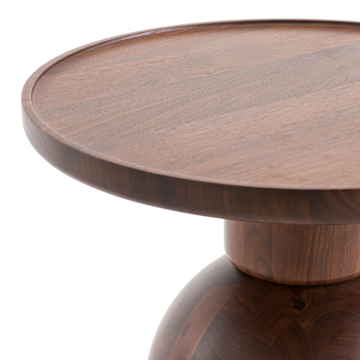 STIGIDO Round walnut side table By AMPM