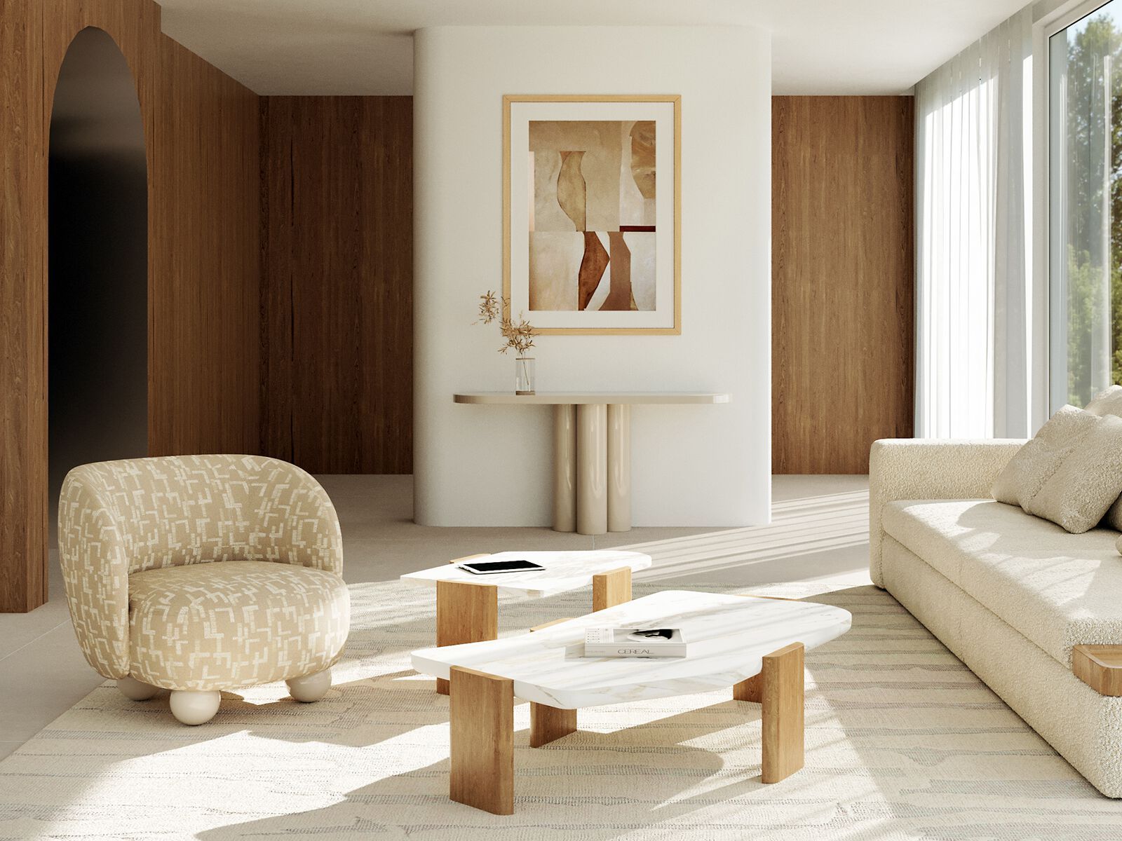 AGRA Console table By ANA ROQUE INTERIORS