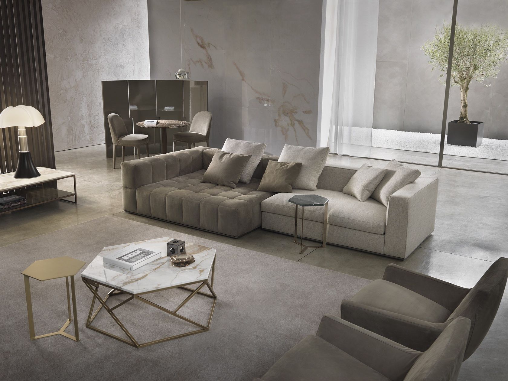 ANDY Modular sectional sofa By Marelli