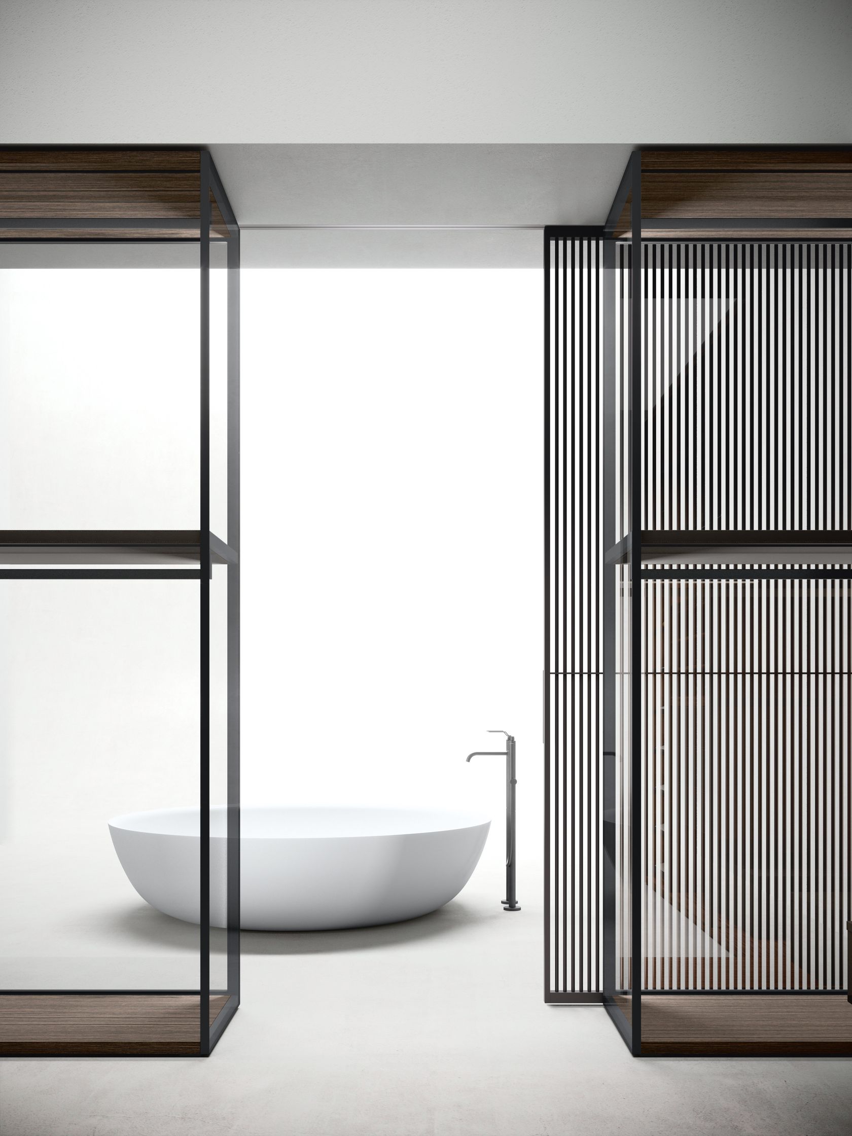 ANTIBES Partition system / walk-in closet By Boffi | design Piero Lissoni