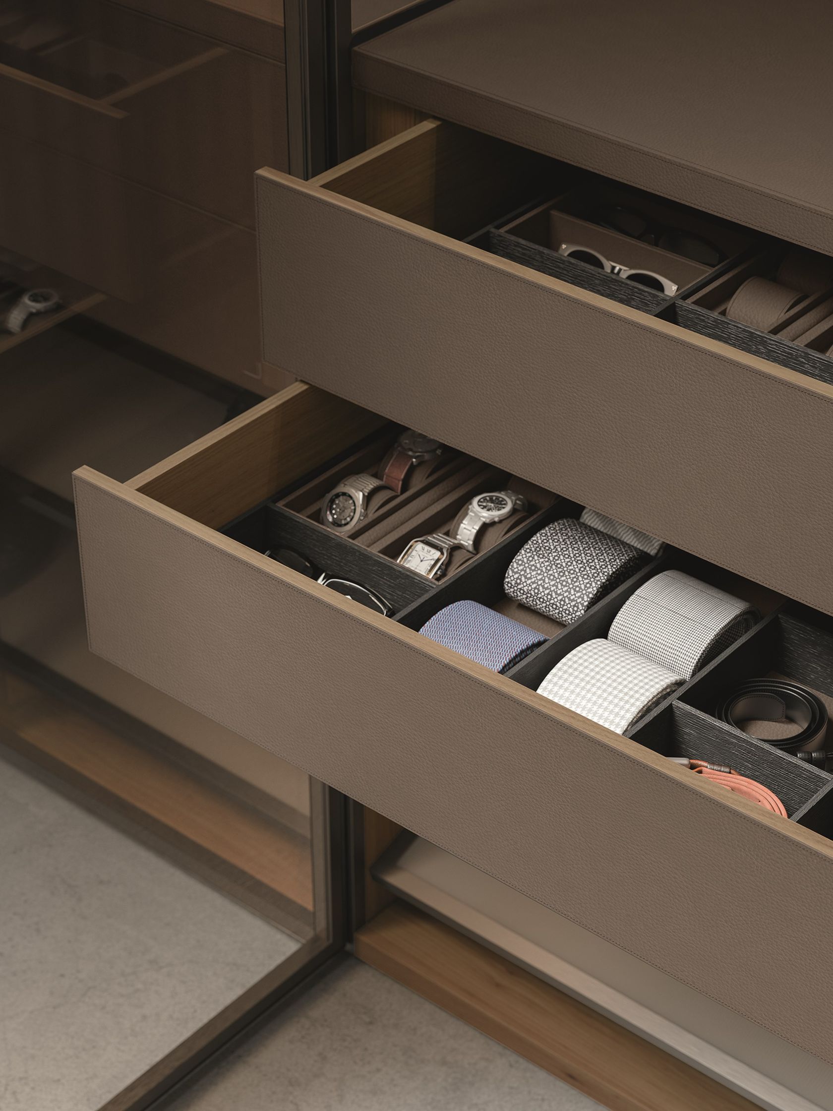 ANTIBES Partition system / walk-in closet By Boffi | design Piero Lissoni