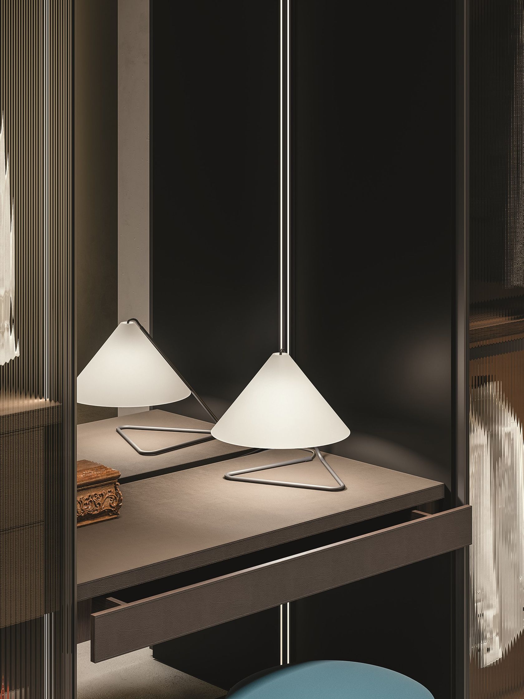 ANTIBES Partition system / walk-in closet By Boffi | design Piero Lissoni