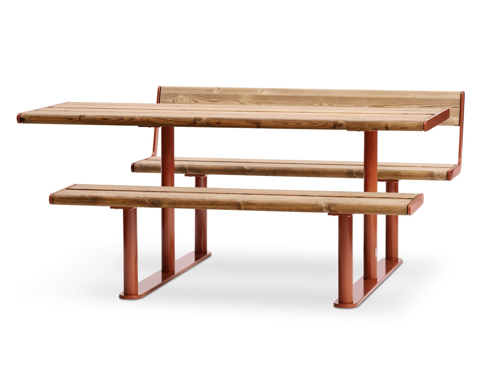 APRIL | Picnic table with integrated benches By VESTRE design Espen ...