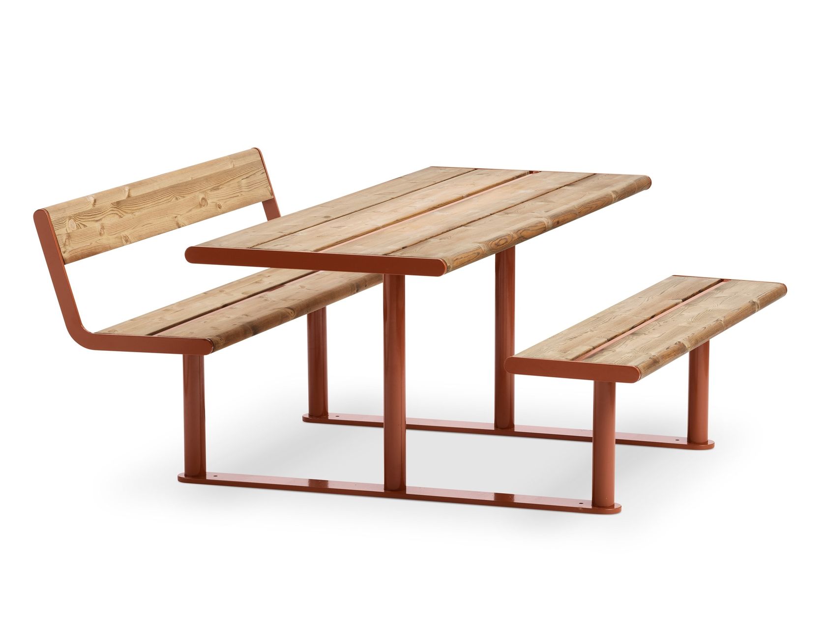 APRIL | Picnic table with integrated benches By VESTRE design Espen ...