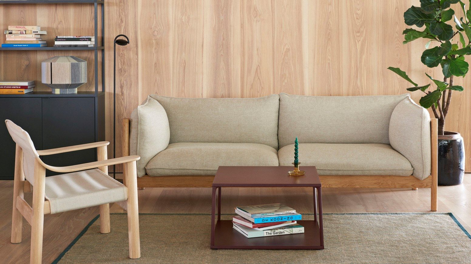 ARBOUR - OILED WAXED OAK Sofa By Hay