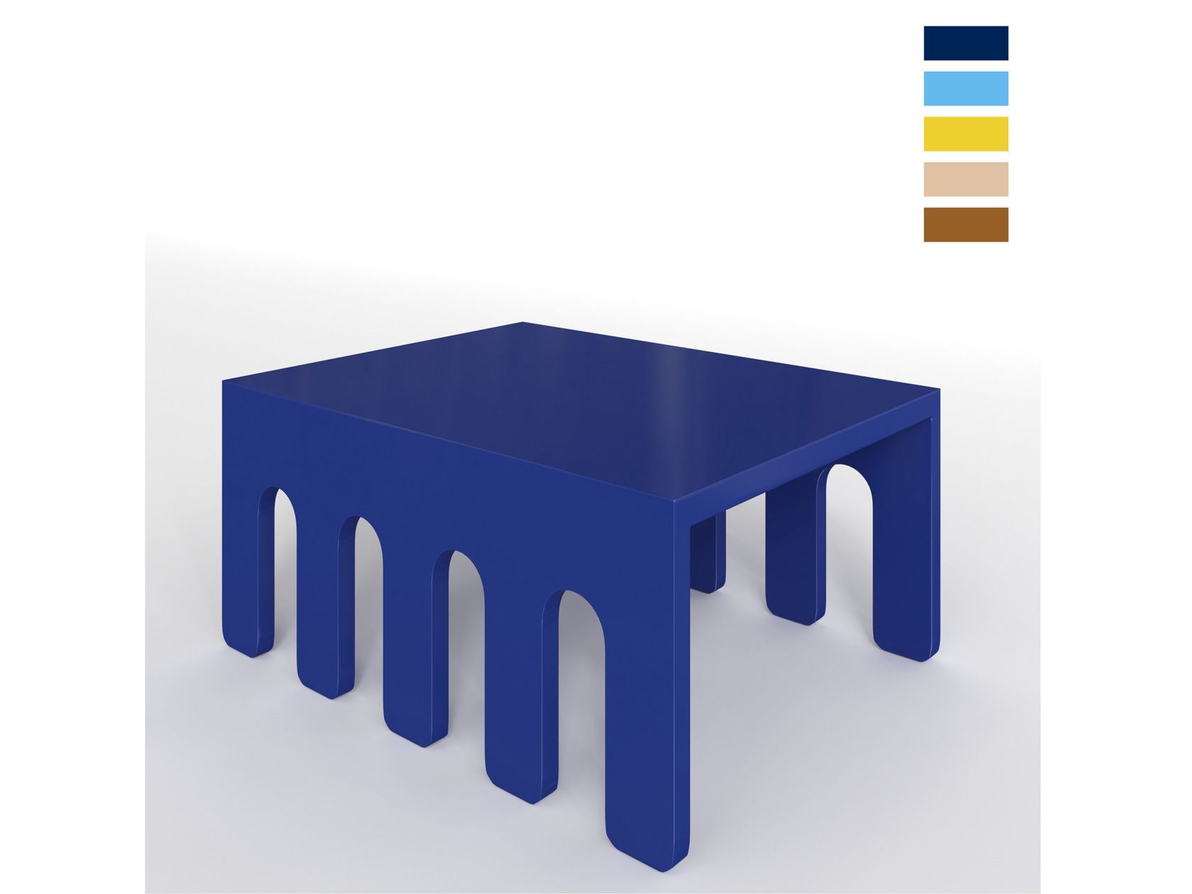 DROP OF CRONCRETE Rectangular cardboard coffee table with cement top By ...