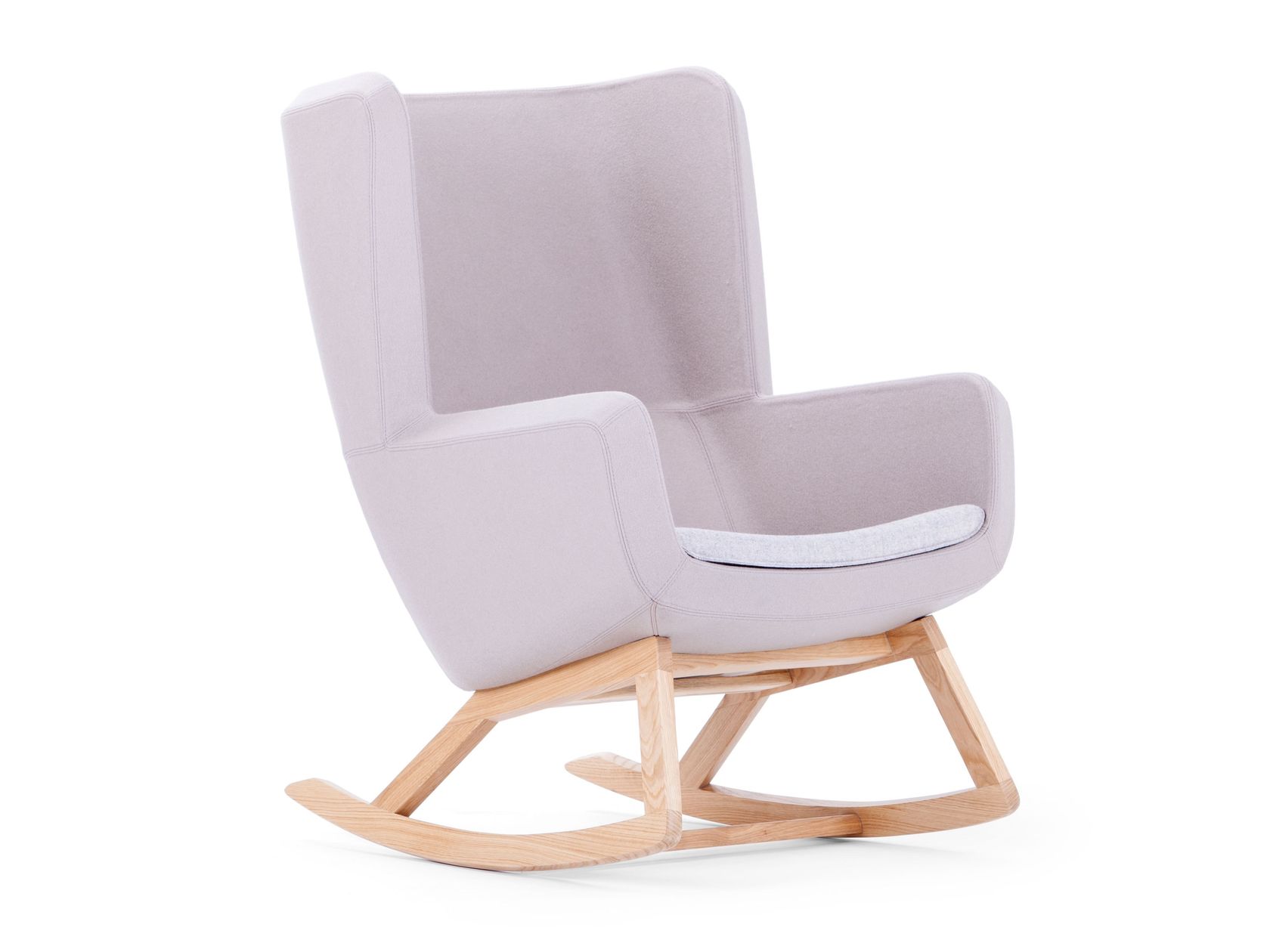 ARCA LOUNGE Poltrona a dondolo con schienale alto By True Design ...