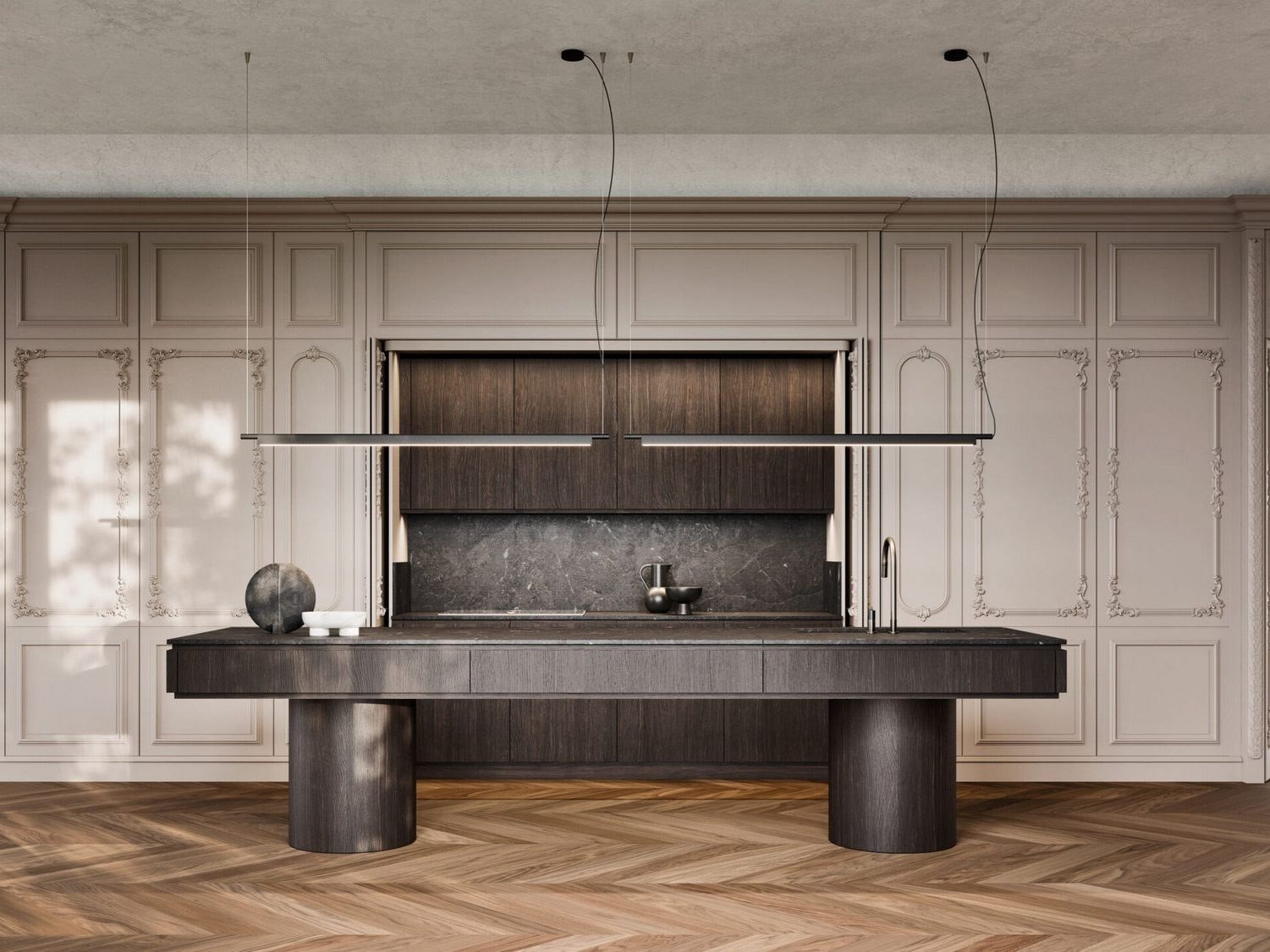 ARCHETIPO | Oak kitchen By L'Ottocento