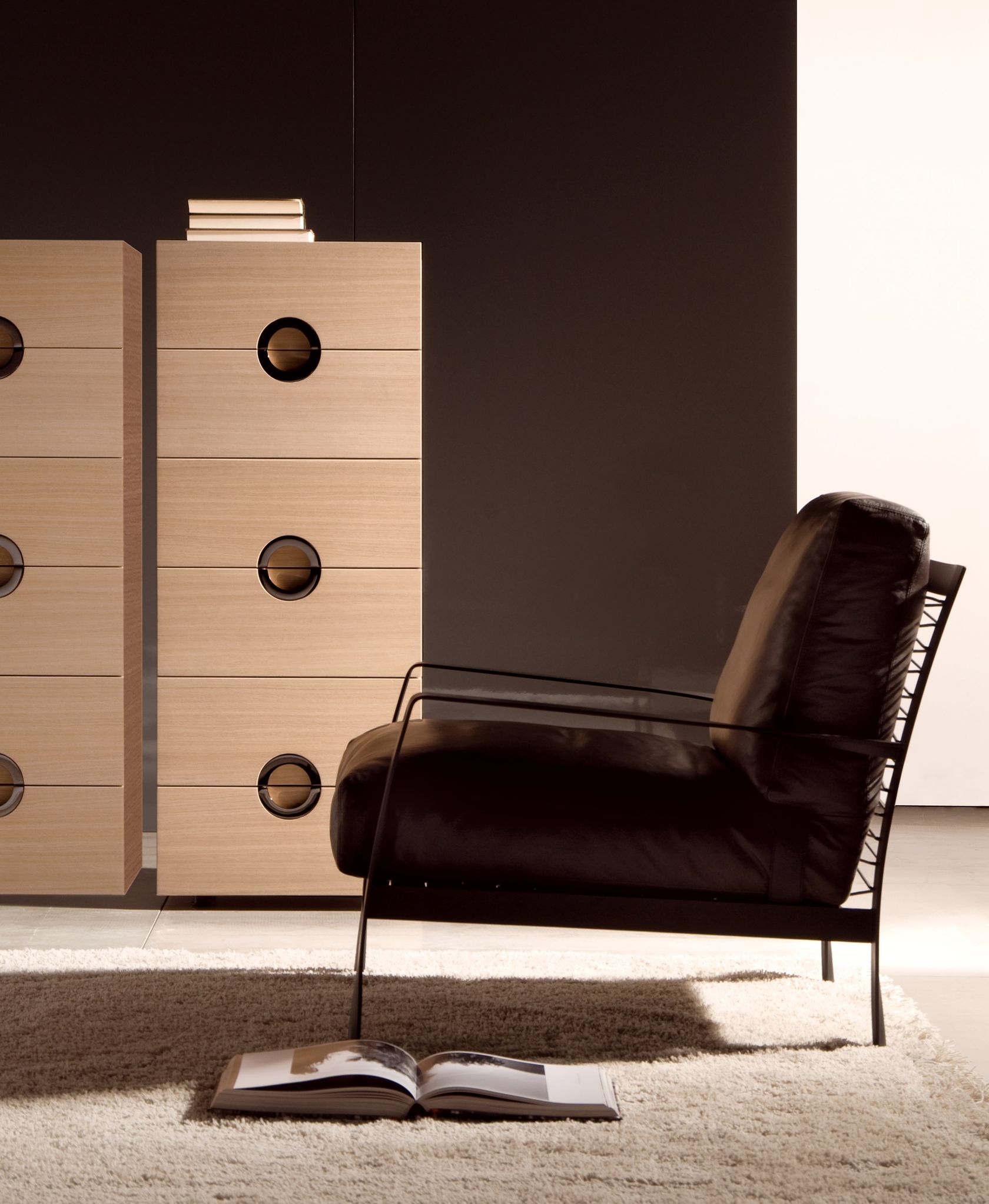 ARCHIPENKO Bedside table By Minotti | design Rodolfo Dordoni