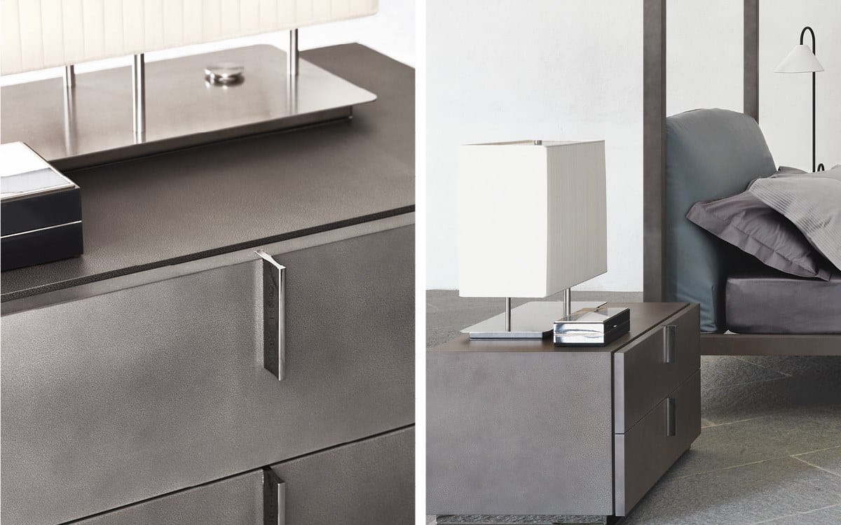 ARI | Bedside table By Flou design Mario Dell'Orto, Emanuela Garbin