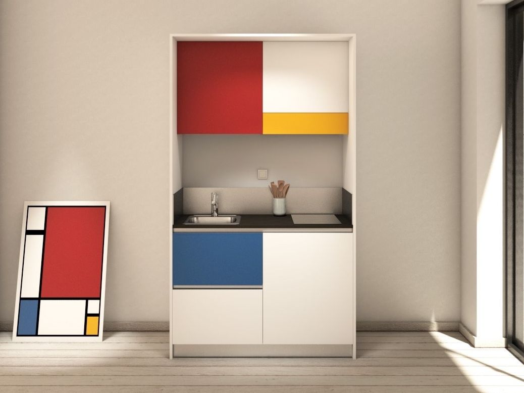 ARIA 124 Mini kitchen By MiniCucine.com | design Paolo Gandin, Oscar ...