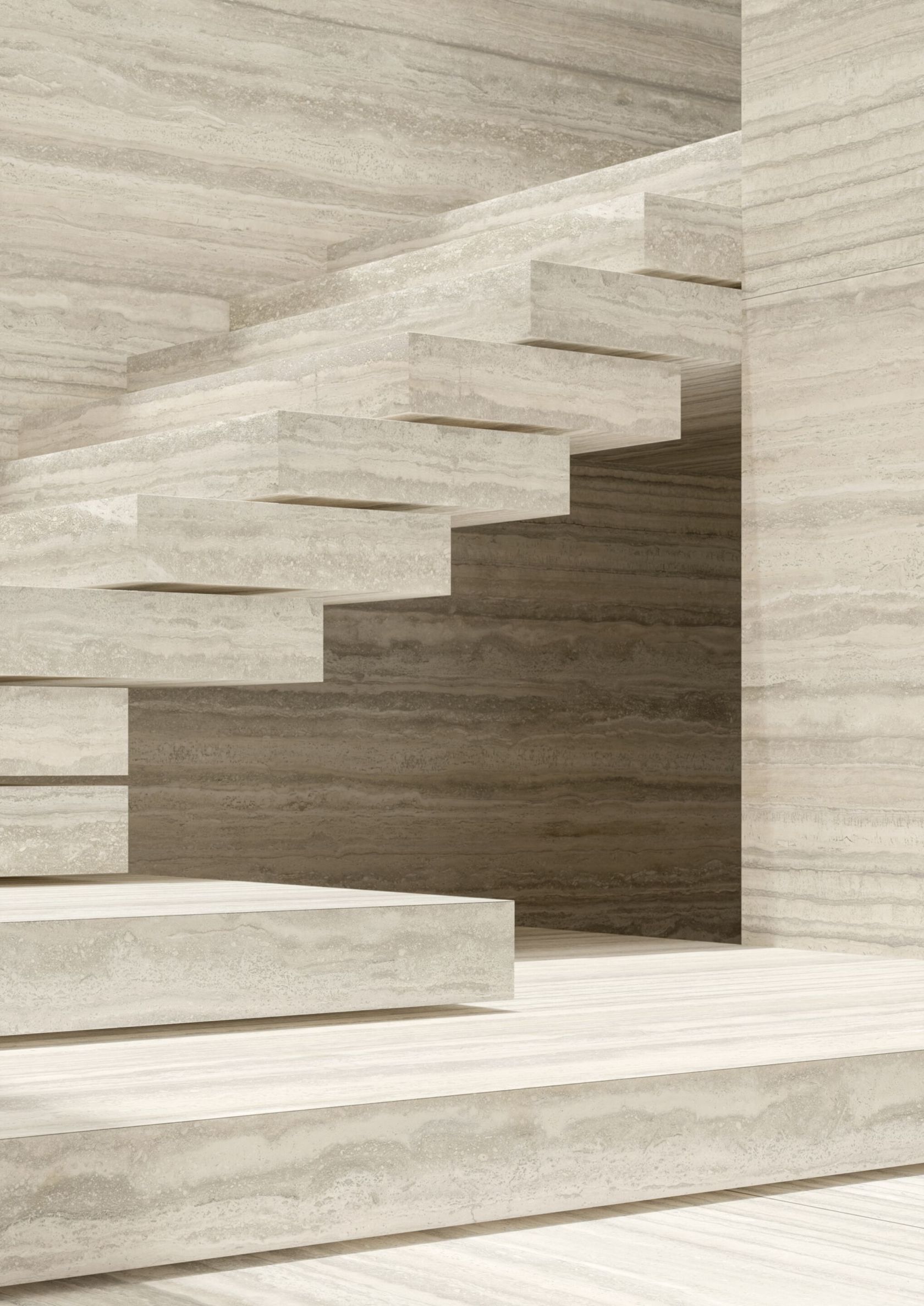 ULTRA MARMI - TRAVERTINO SILVER Pavimento By ARIOSTEA