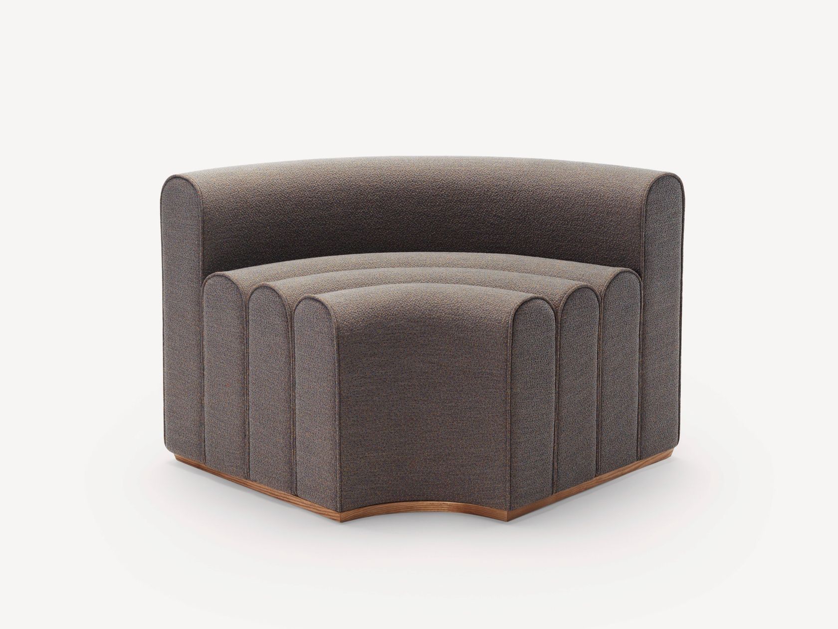 ARKAD Modular fabric bench seating with back By Zilio A&C | design NOTE ...