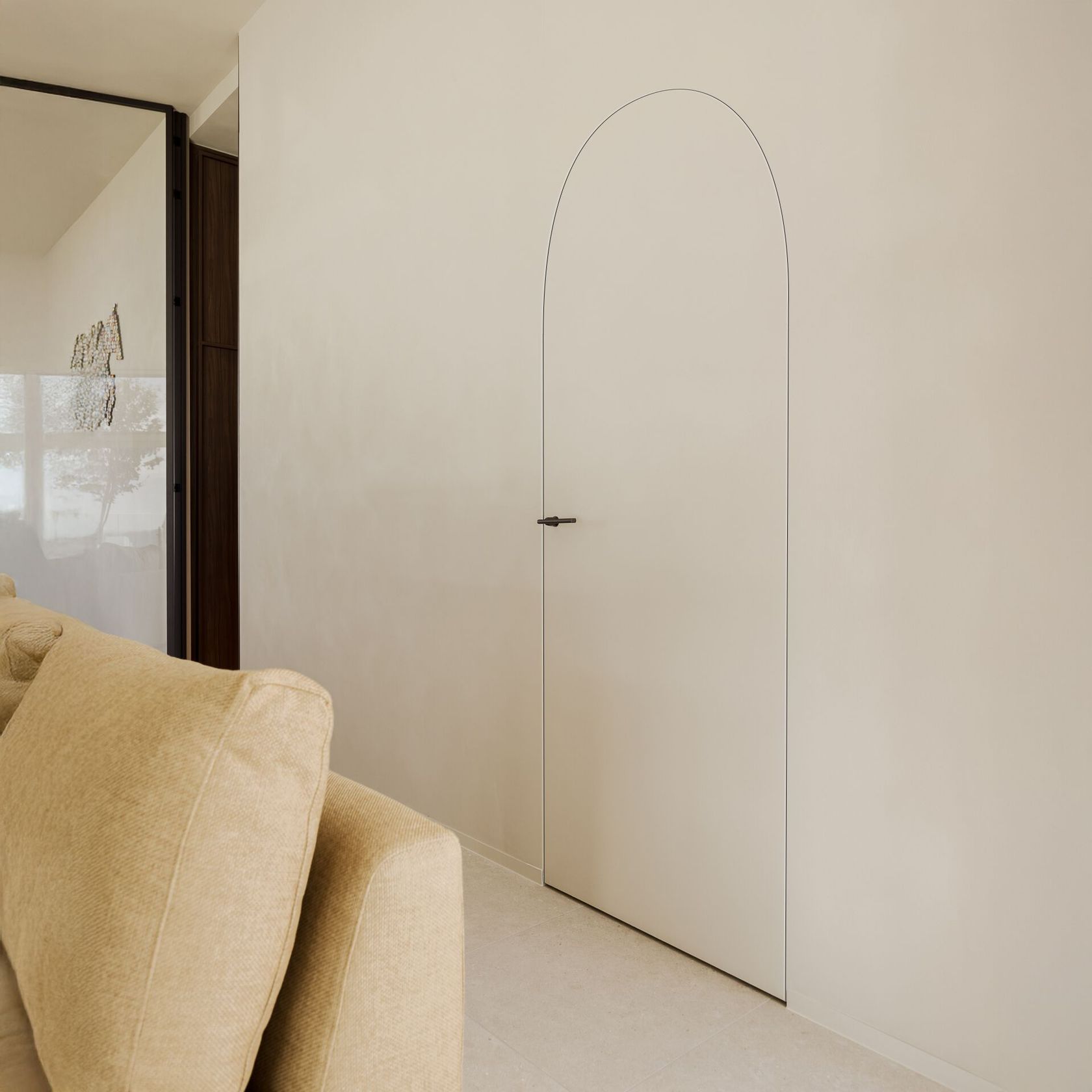 INVISIDOOR ARCHED Counter frame By ARLU