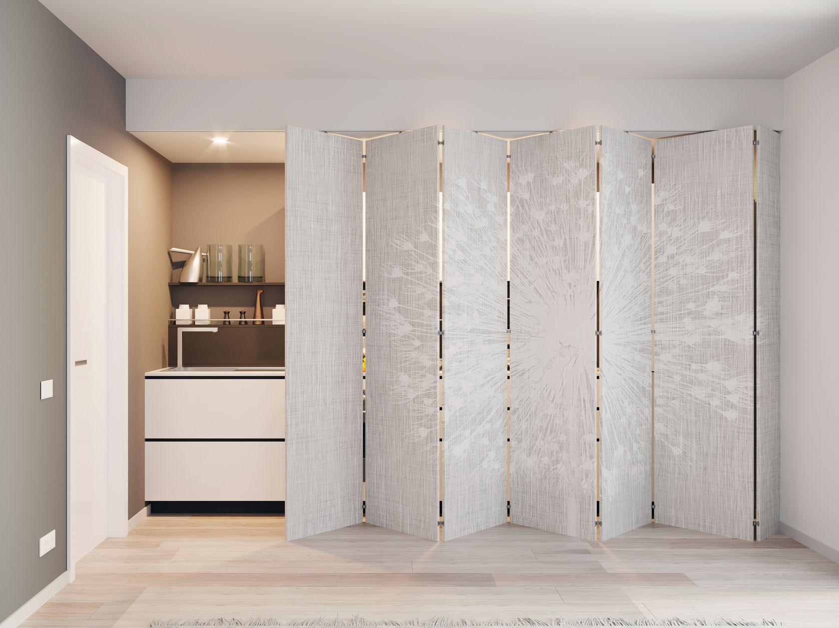 ARMONIC Cloison amovible pliante en bois By ANAUNIA