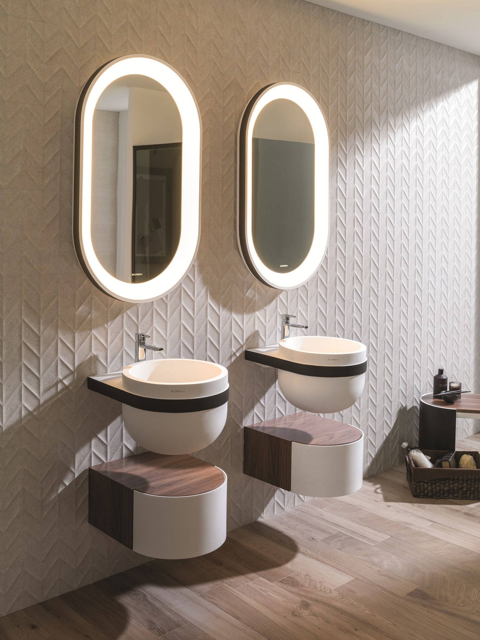 ARO | Wall-mounted washbasin By Porcelanosa