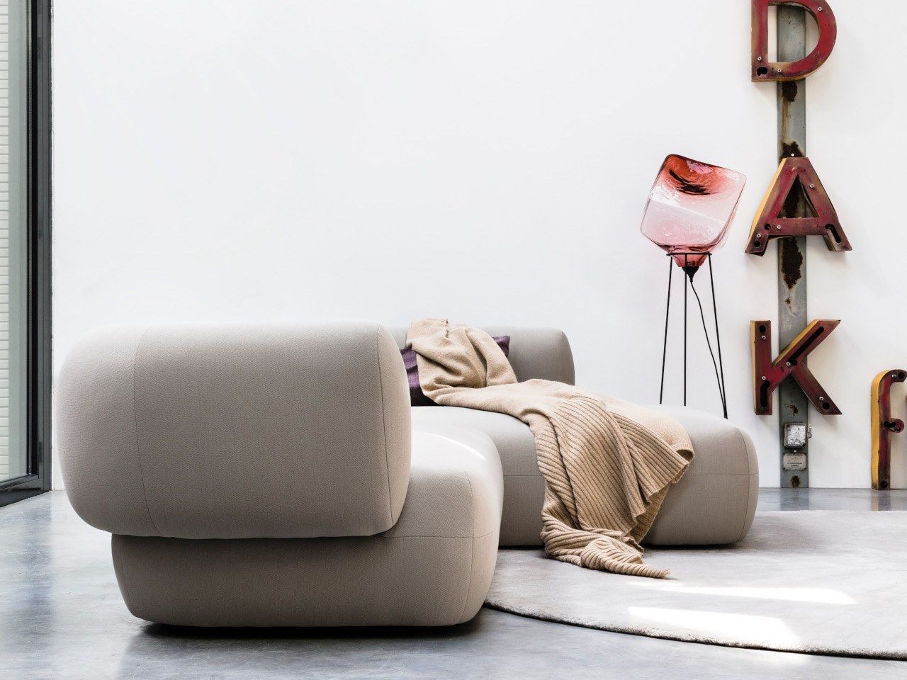 ARP Sectional fabric sofa By Linteloo | design Sebastian Herkner