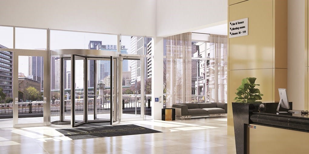ASSA ABLOY RD100 Swivel Automatic entry door By ASSA ABLOY Entrance Systems