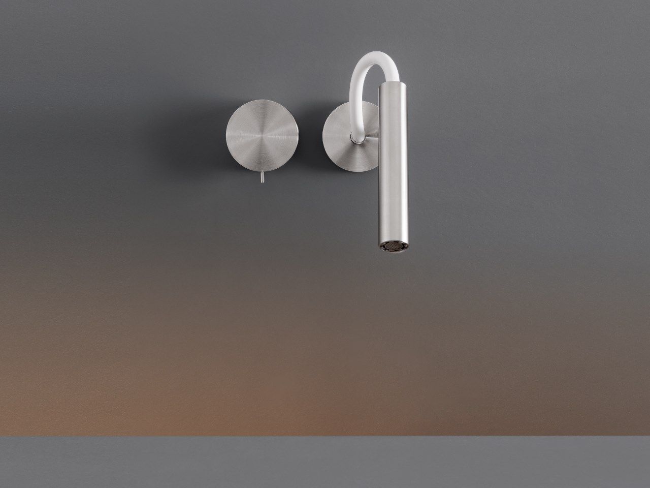 Bocca di erogazione a muro ASTA 09 By Ceadesign design Romano Adolini