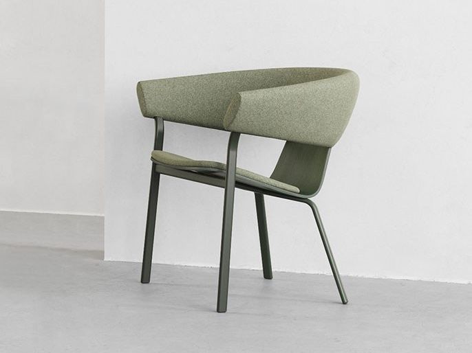 ATAL LOUNGE Fabric easy chair with armrests By Alki | design Form Us ...
