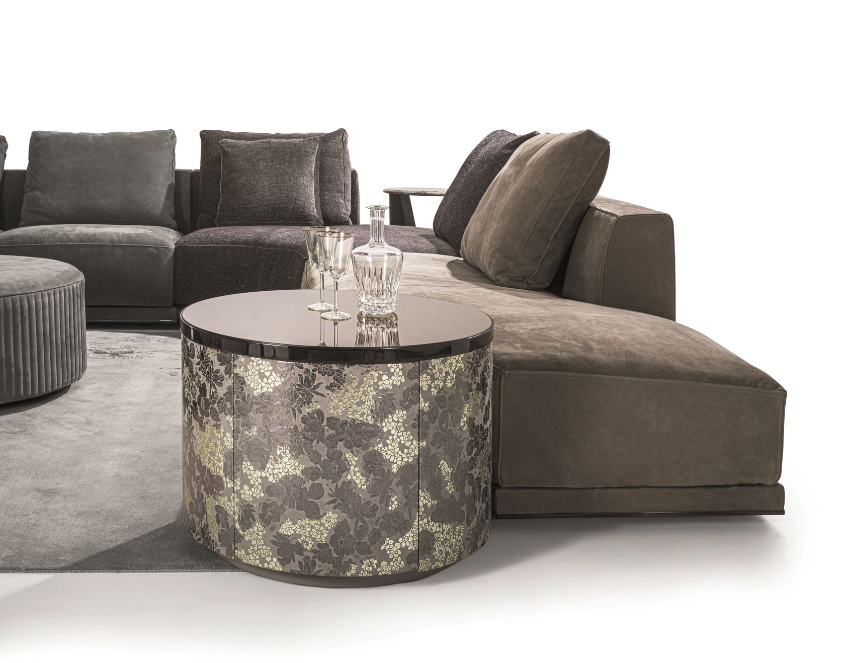 LOVELUXE 2020 – SARTORIA COLLECTION Modular leather sofa By Longhi ...