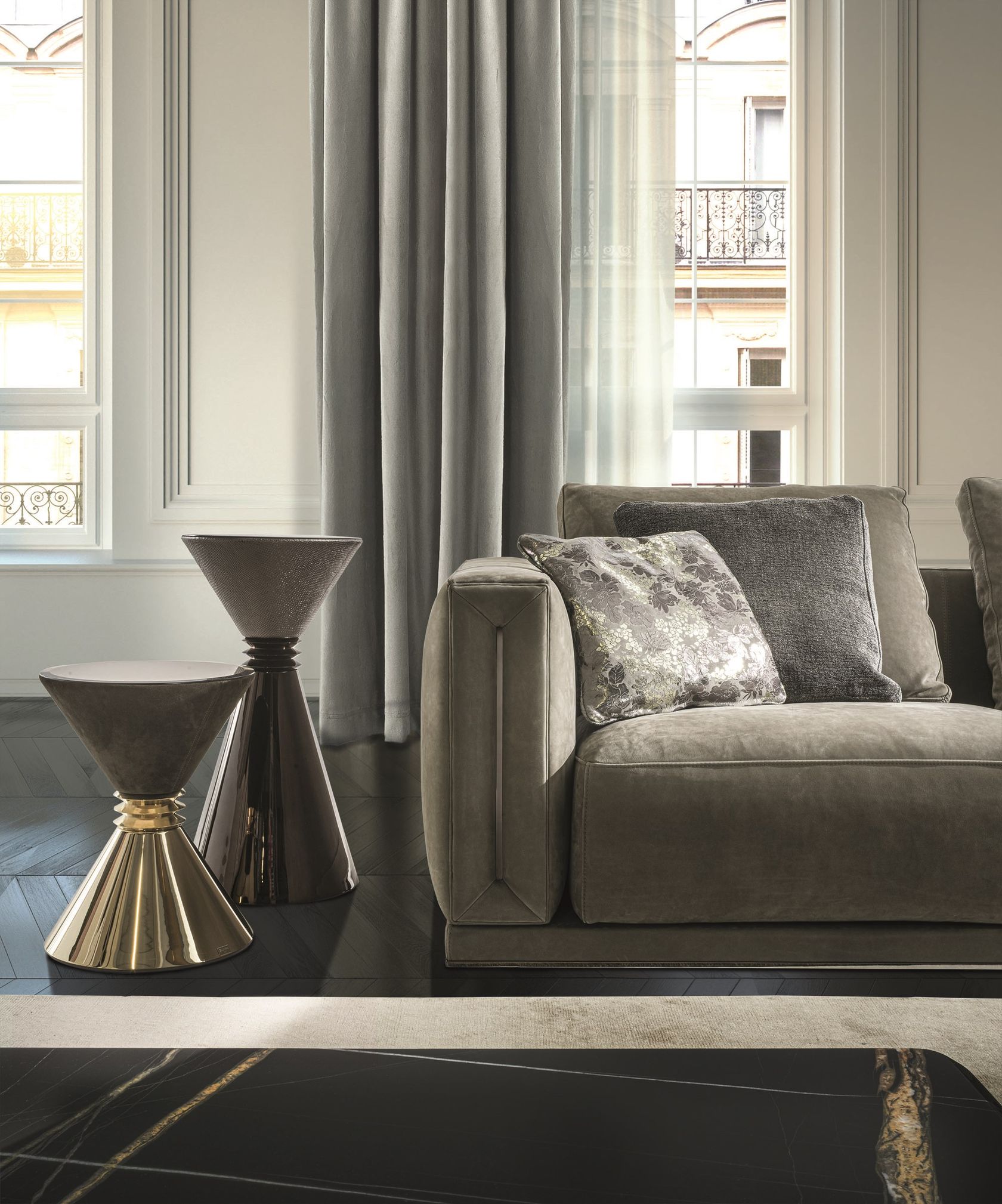 LOVELUXE 2020 – SARTORIA COLLECTION Modular leather sofa By Longhi ...