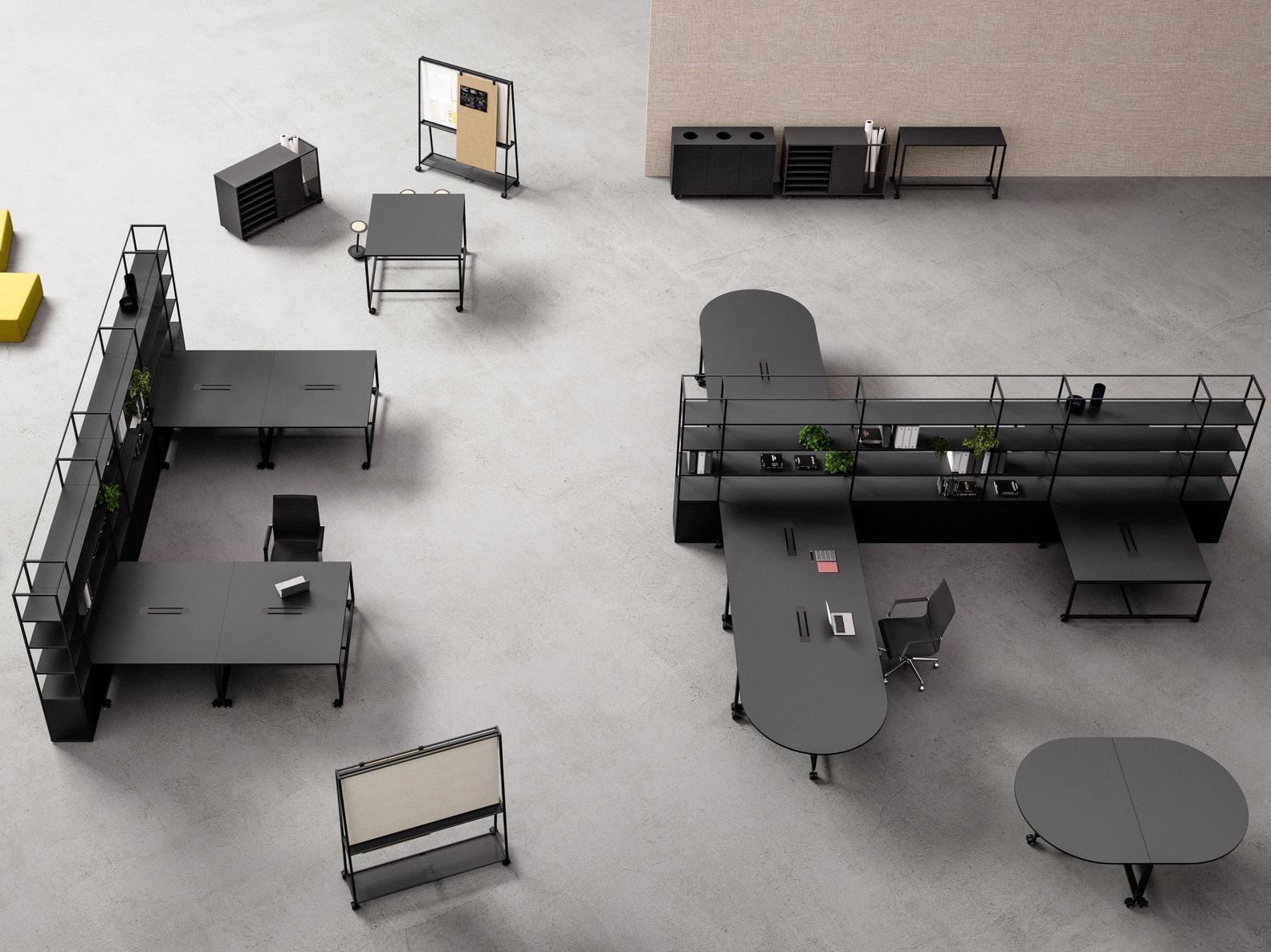 ATELIER | High meeting table By FANTONI