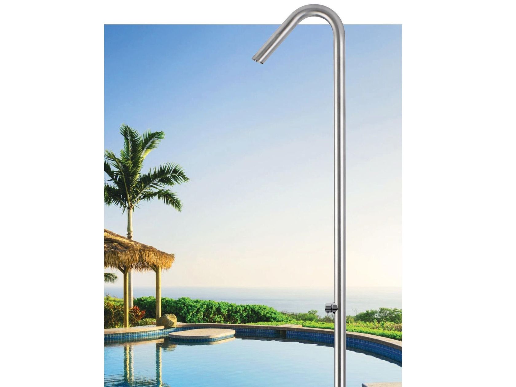 ATLAS | Stainless steel outdoor shower By Ama Luxury Shower