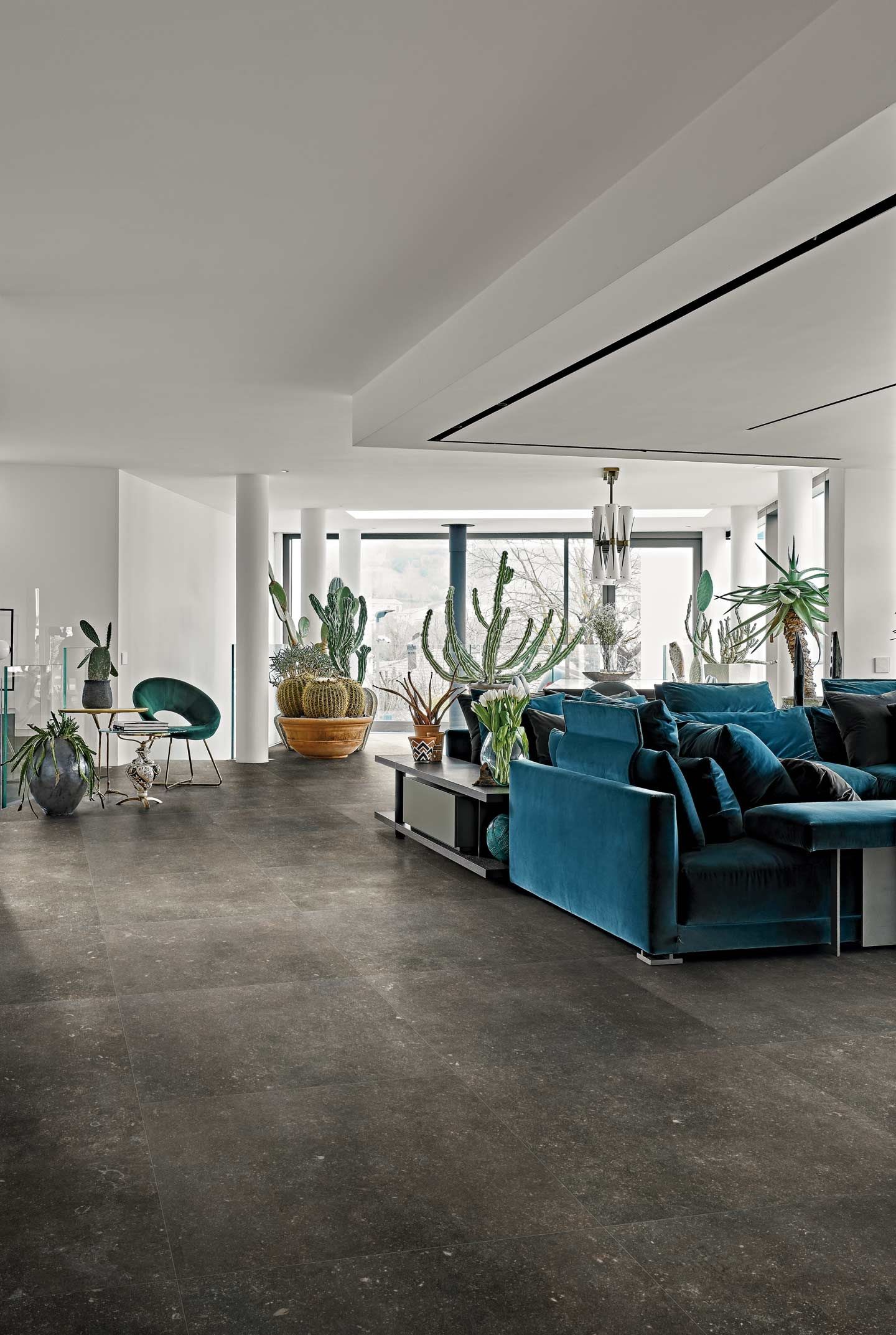 Porcelain stoneware wall/floor tiles with stone effect ATMOSPHÈRES DE ...