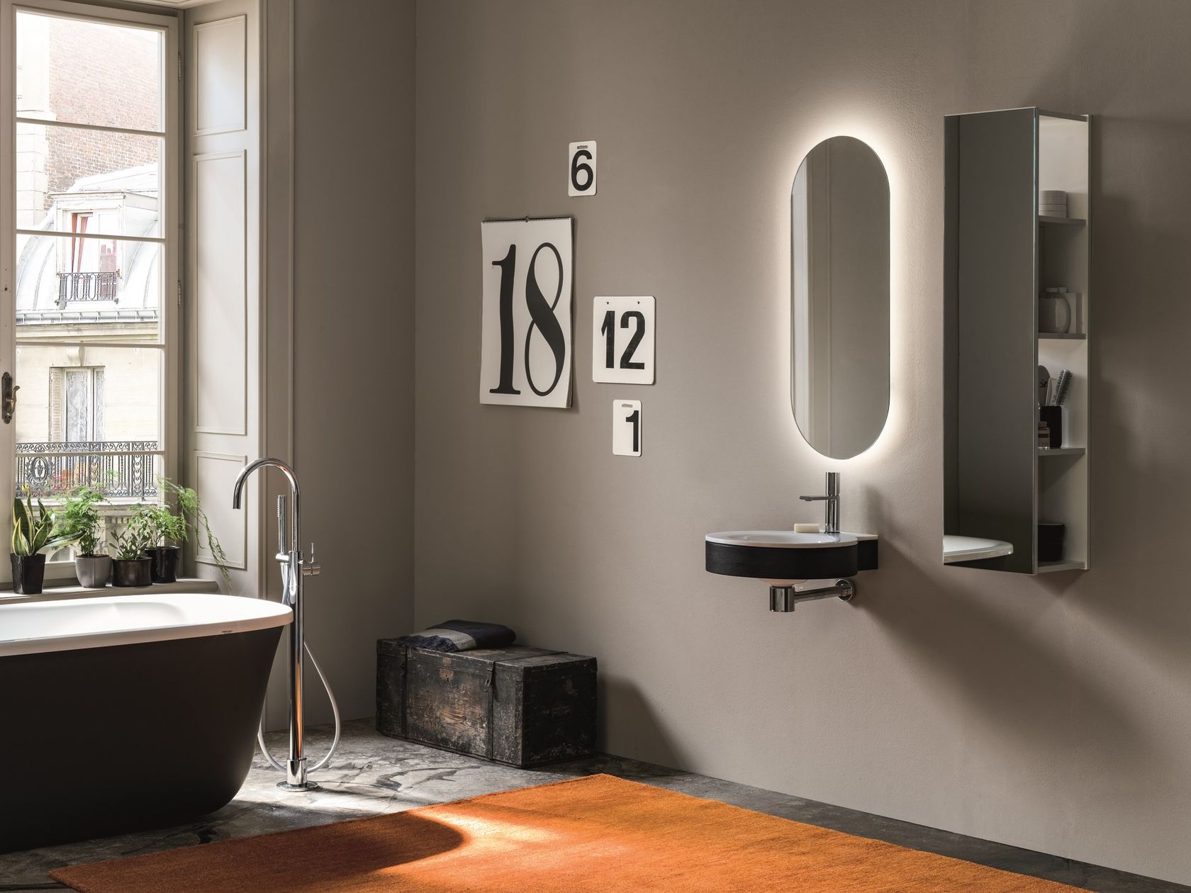 ATOLLO | Oval mirror Bathroom mirror By ARTELINEA